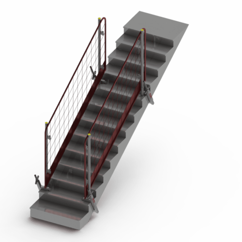 Mesh Barrier Stair Edge Protection System - APAC