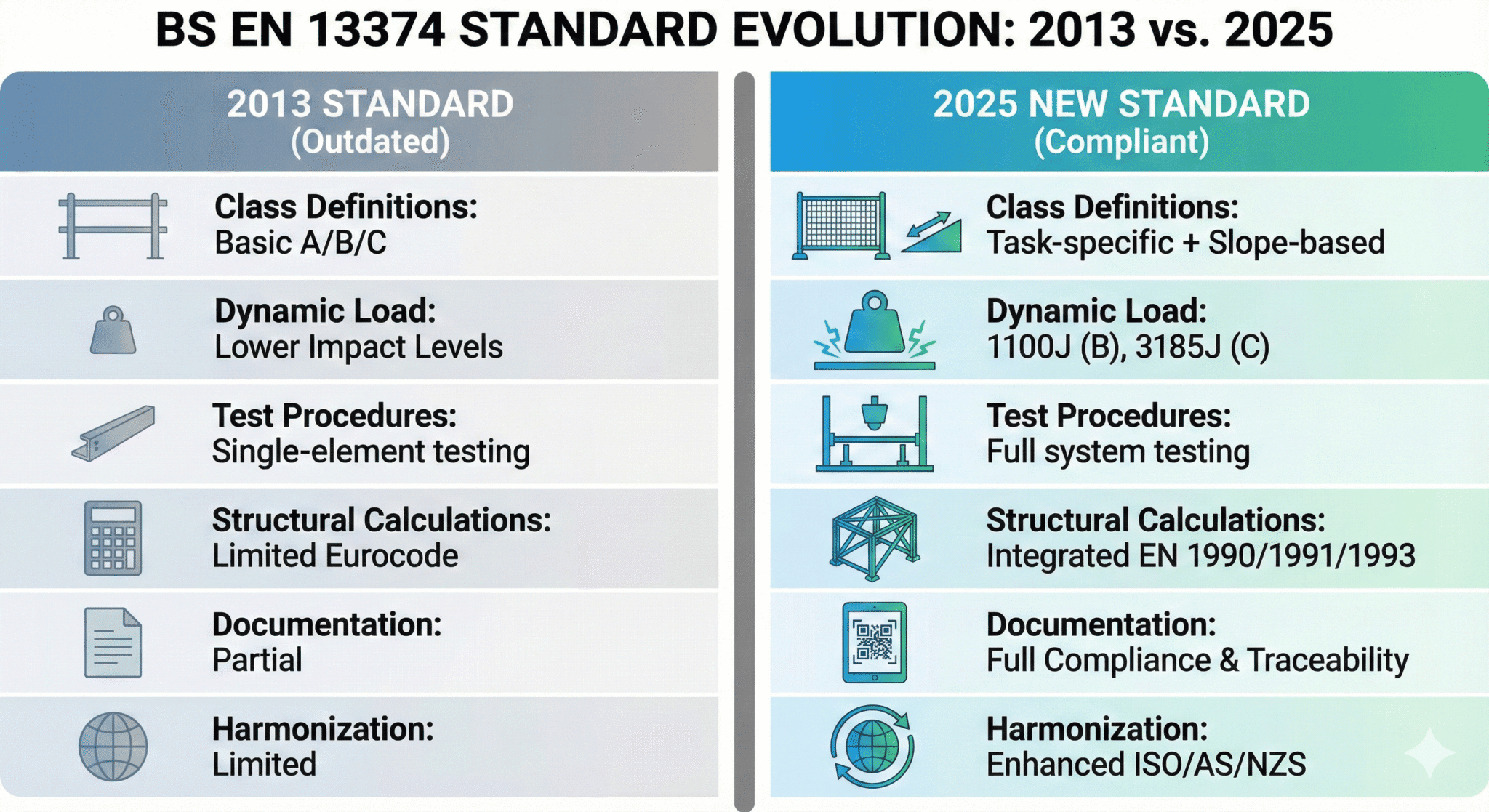 BS EN 13374:2025 – Aktualisierter Standard für Kantenschutz – APAC